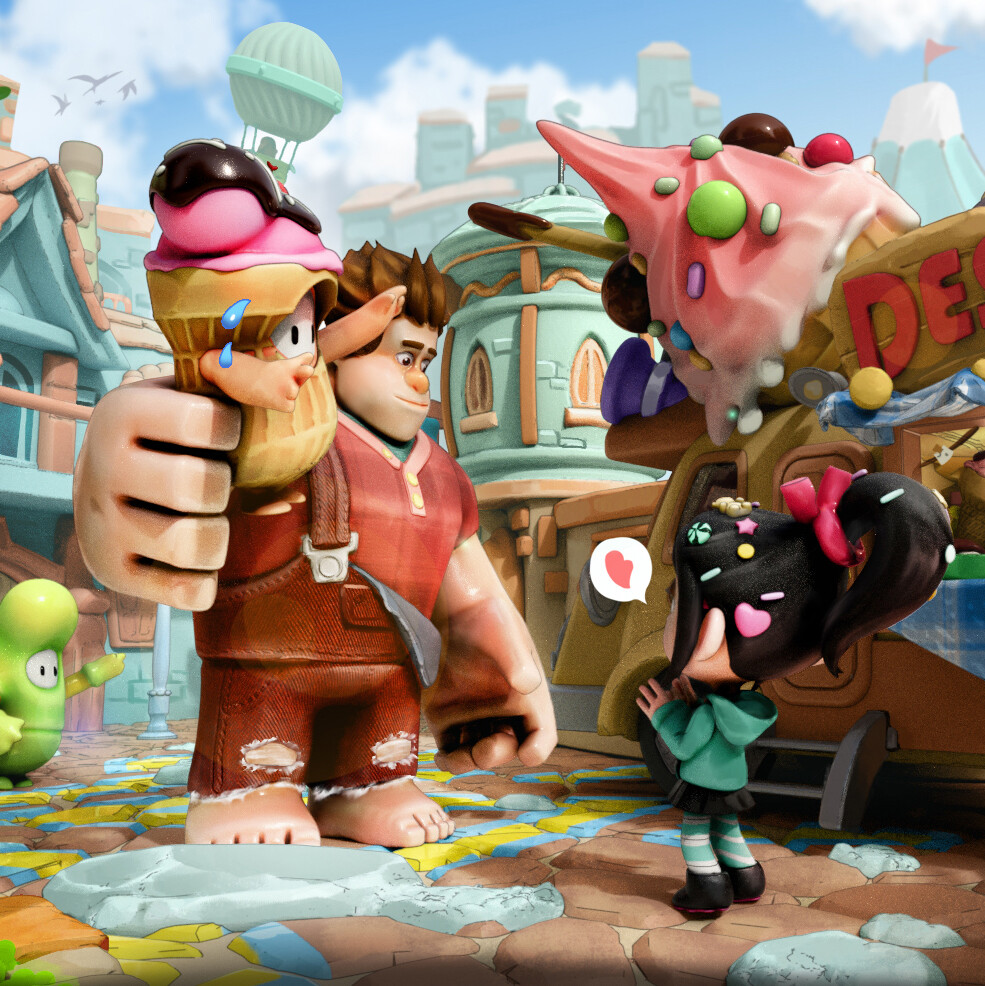 ArtStation - Wreck-It Ralph fan art