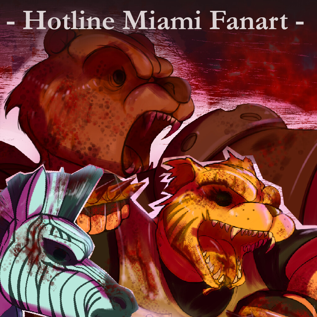 ArtStation - Hotline Miami Fan Art