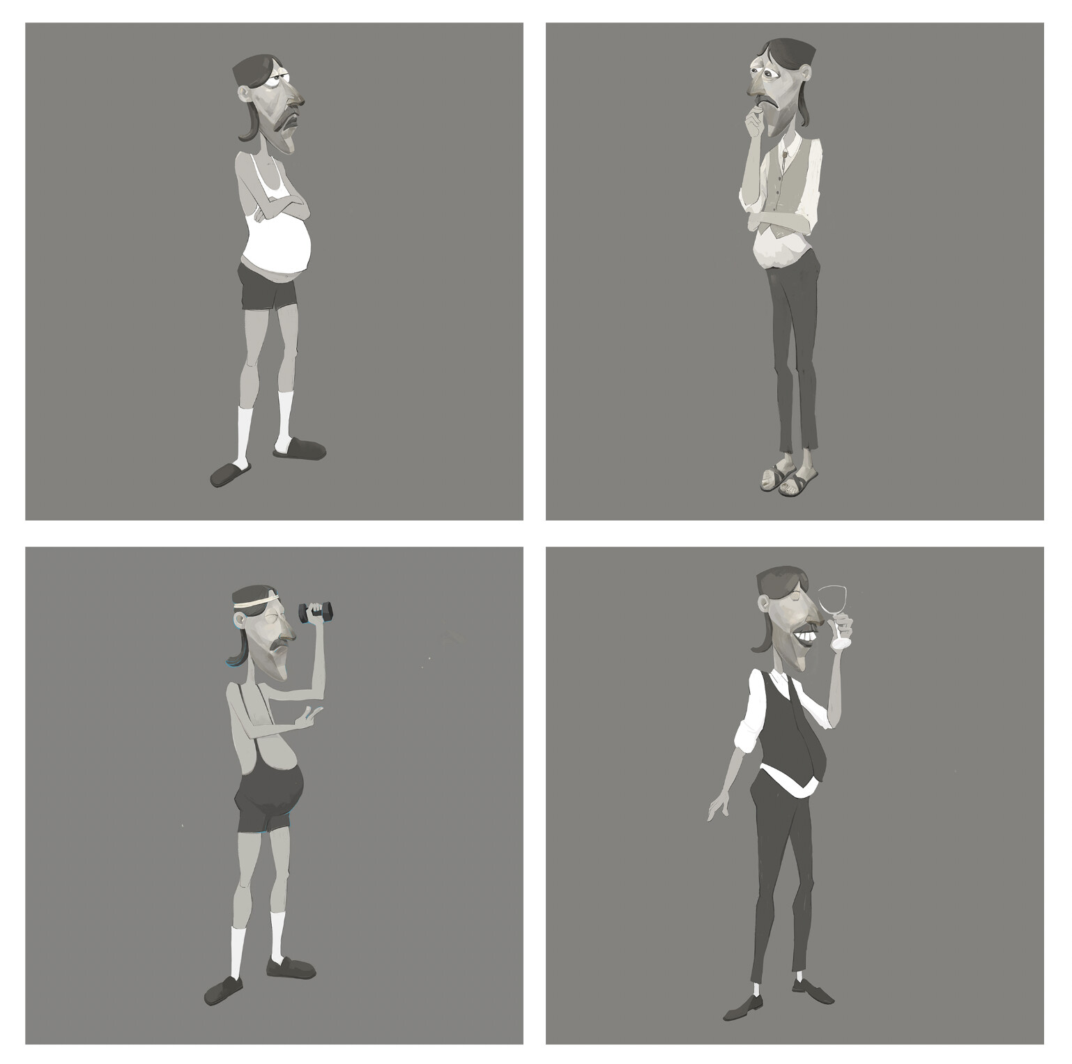 ArtStation - Cartoon Character development