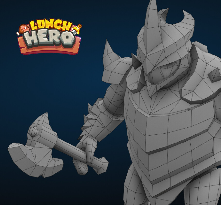 ArtStation - Lunch Hero - Bug Knight Boss