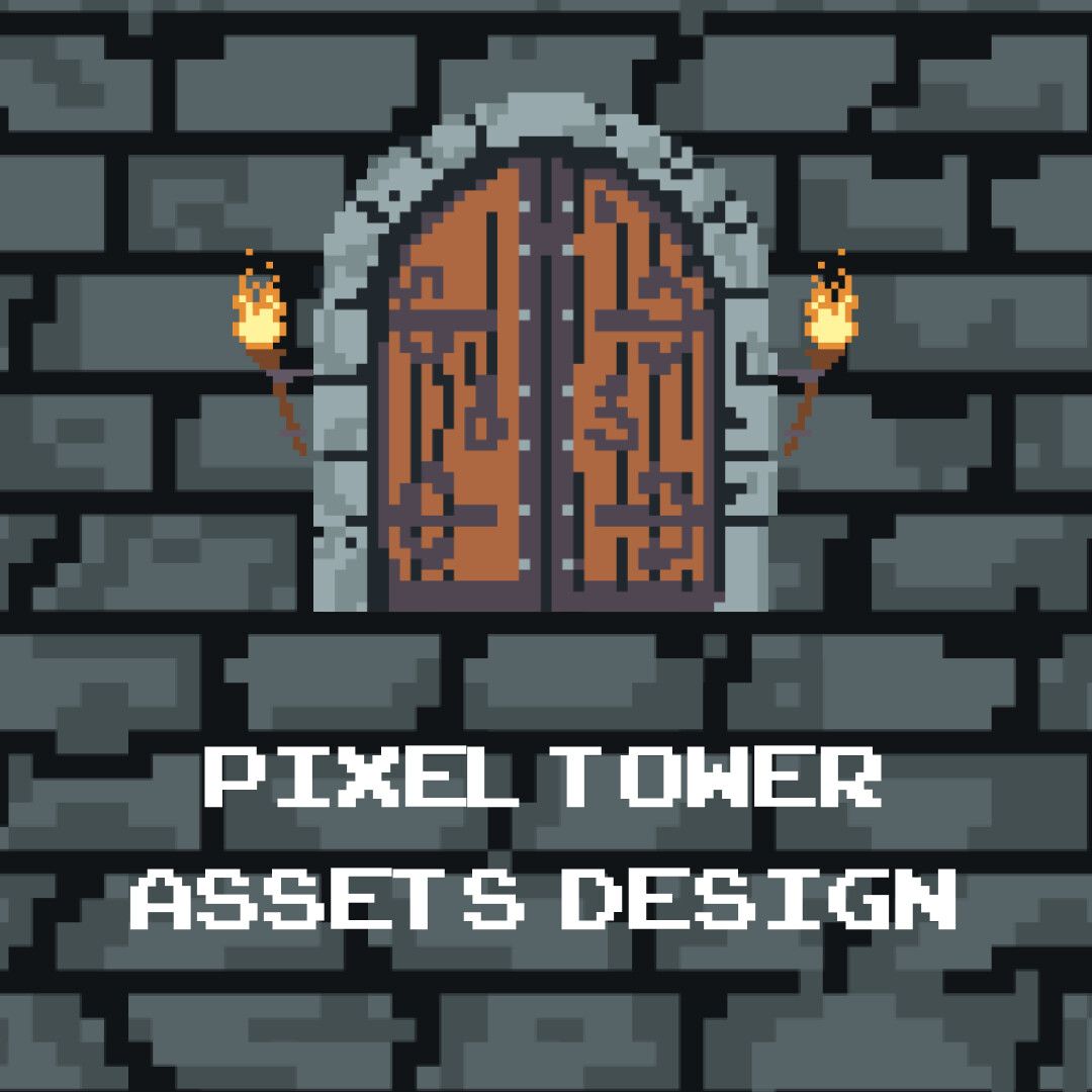 ArtStation - Pixel dungeon assets design