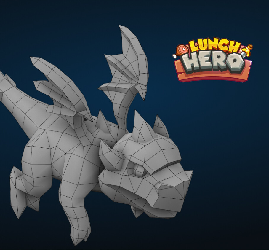 ArtStation - Lunch Hero - Dragon Mob 3