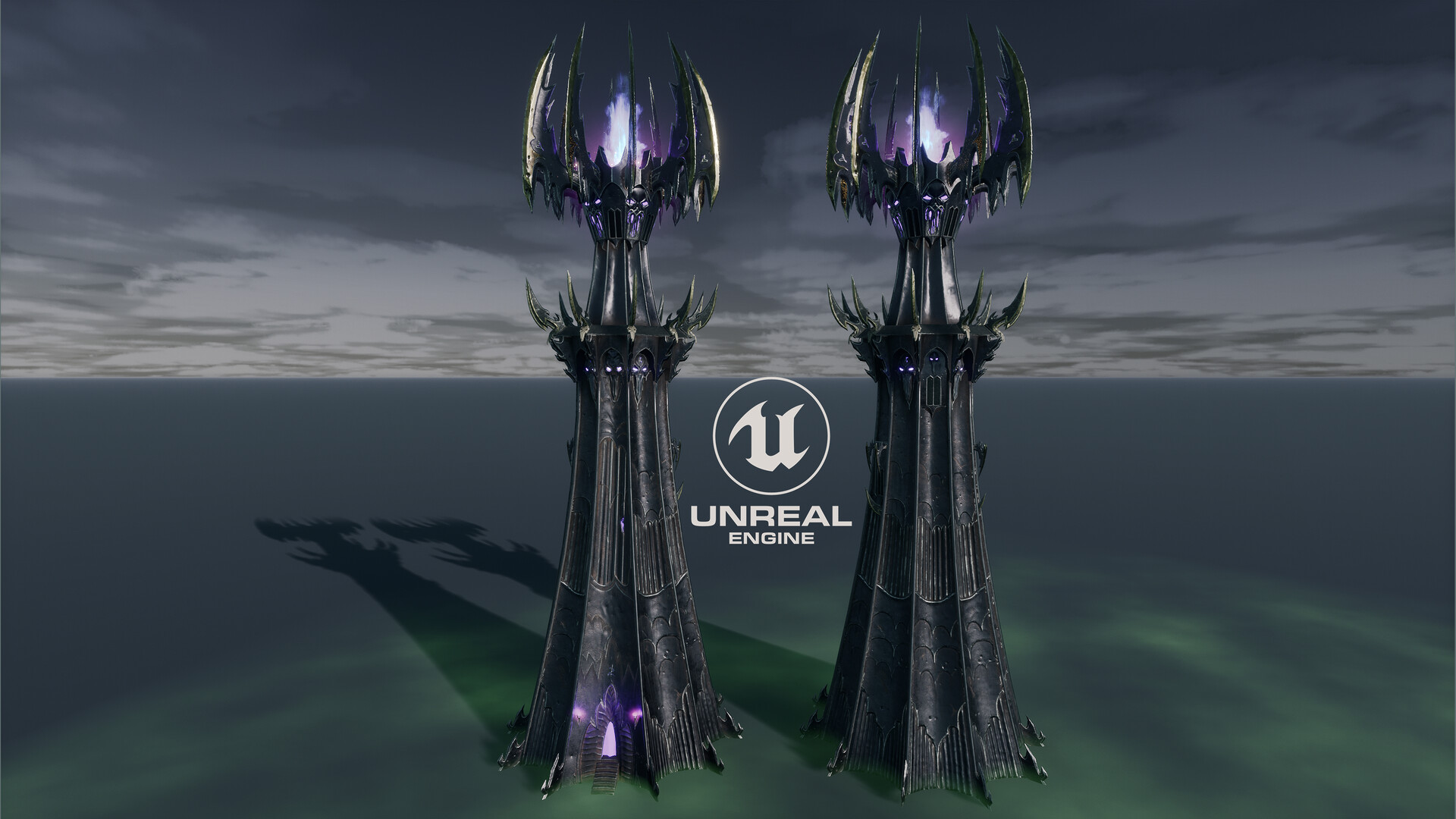 ArtStation - Dark Elf Watchtowers