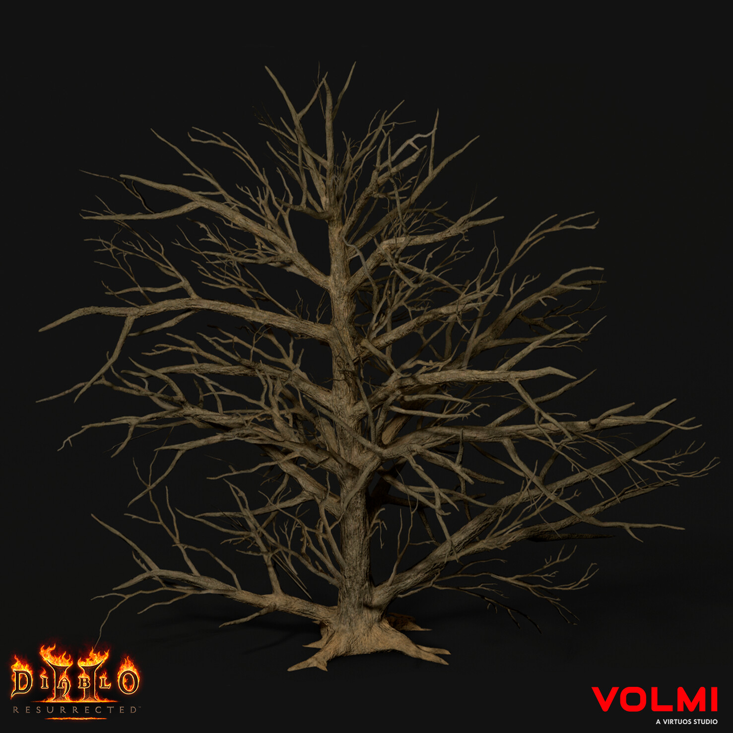 ArtStation - Diablo II: Resurrected - Dry bushes