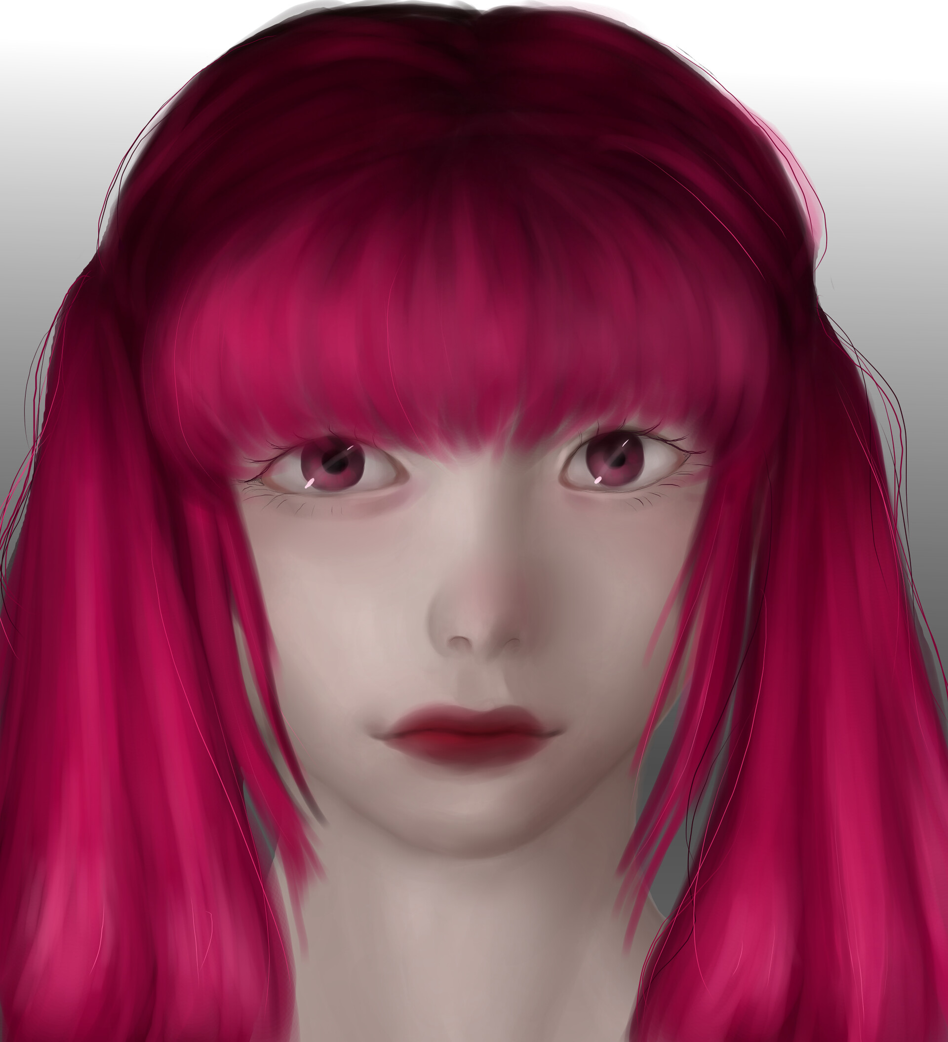 ArtStation - pink girl