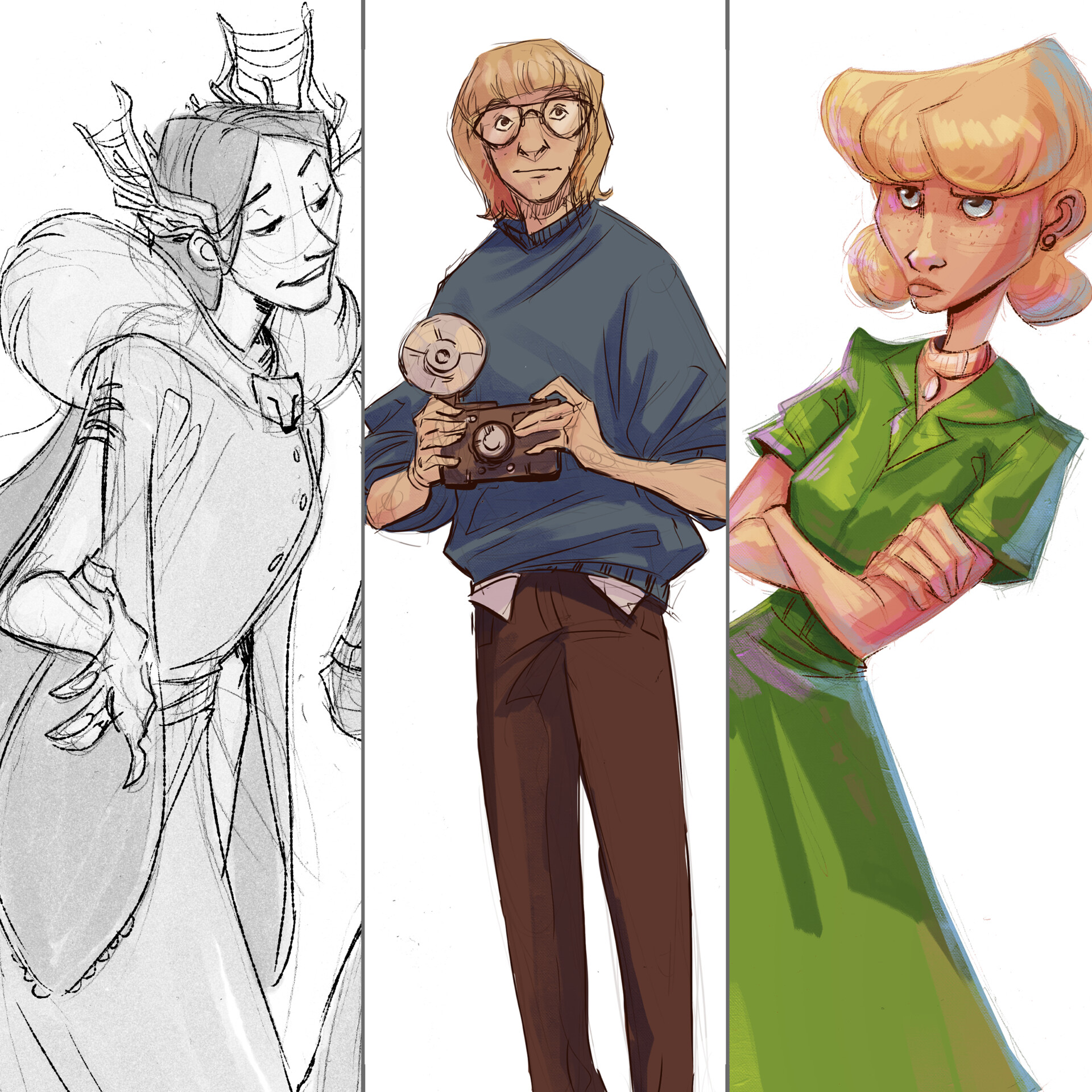 ArtStation - Character sketches