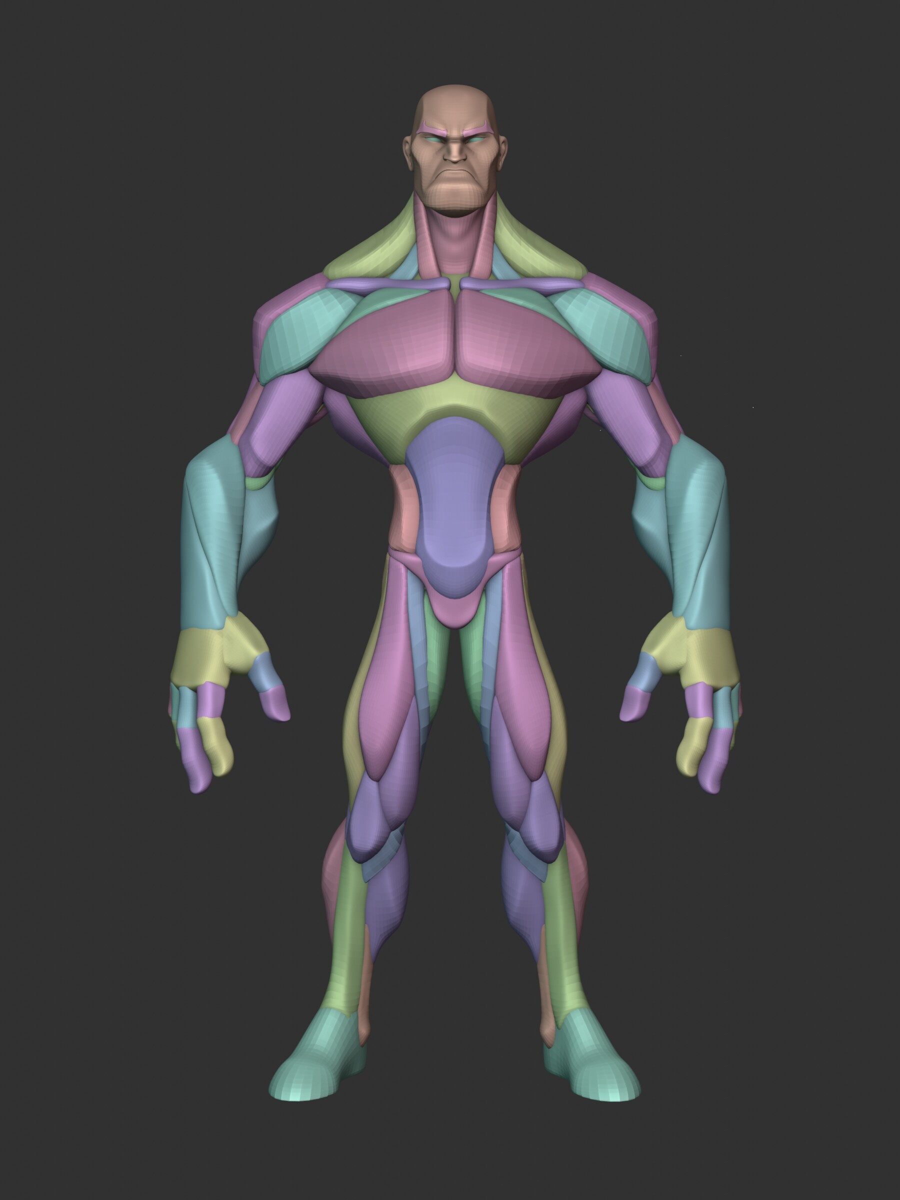 ArtStation - Stylized Hero Anatomy Blockout V3