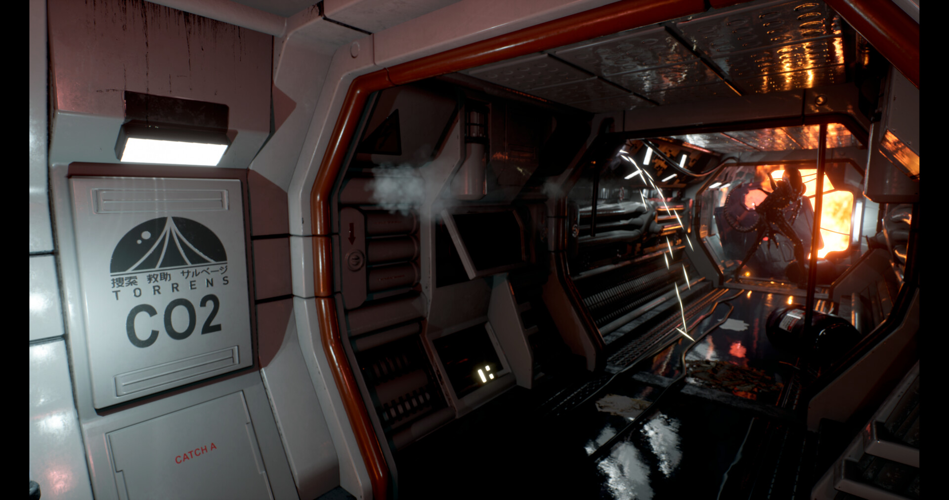ArtStation - Modular Corridor based on Alien: Isolation