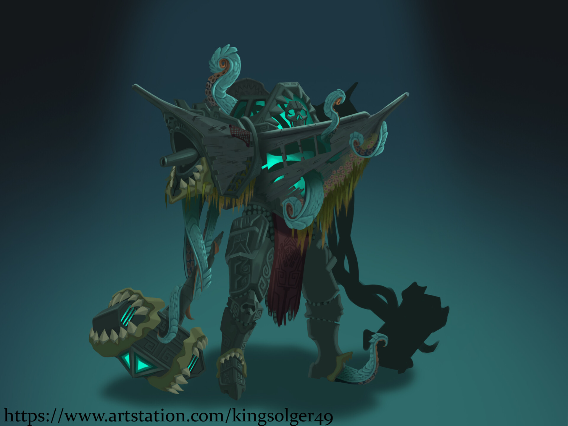 ArtStation - Ancient Ship Goliath