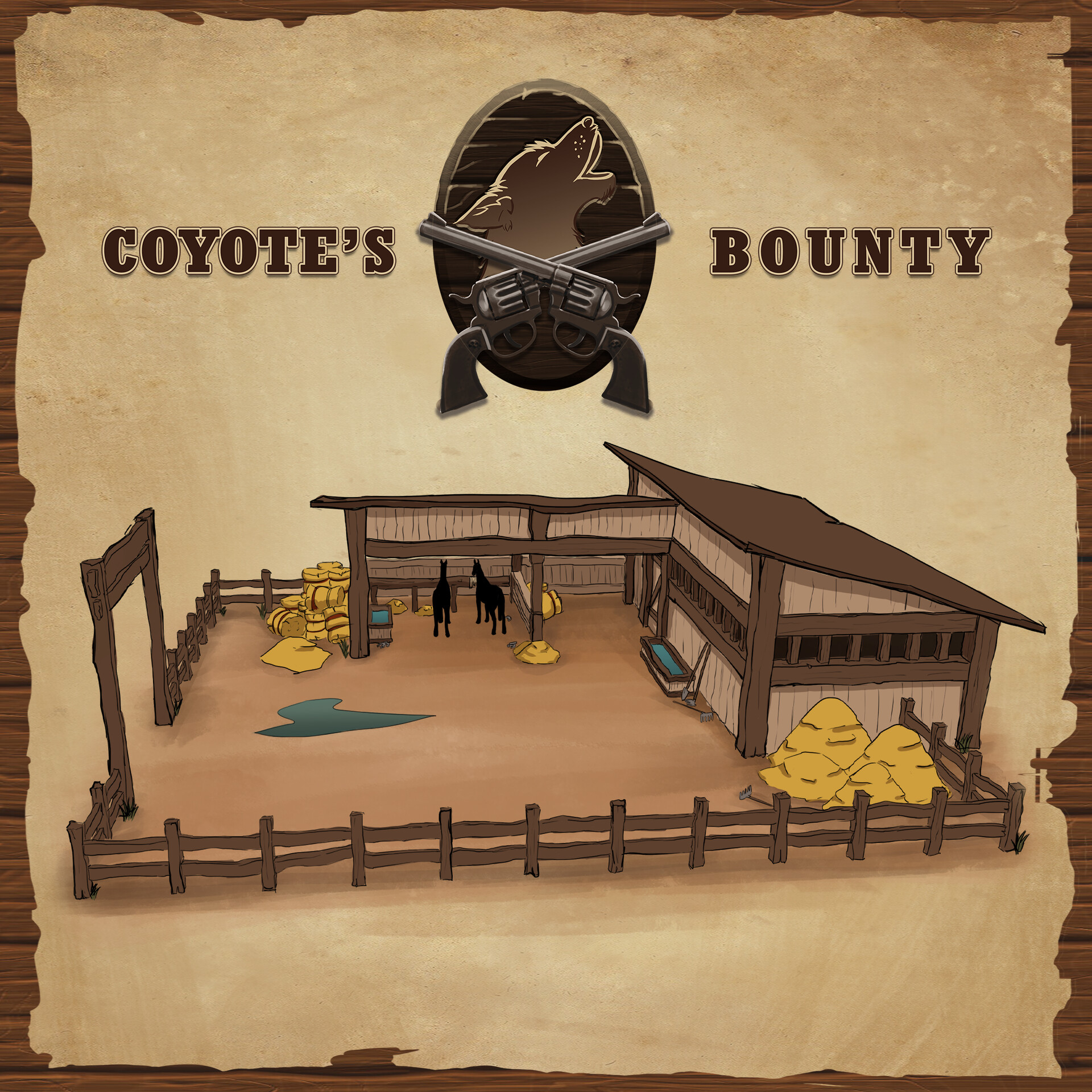 ArtStation - Coyote's Bounty [Part1] - Crow's Pass Level Map and ...