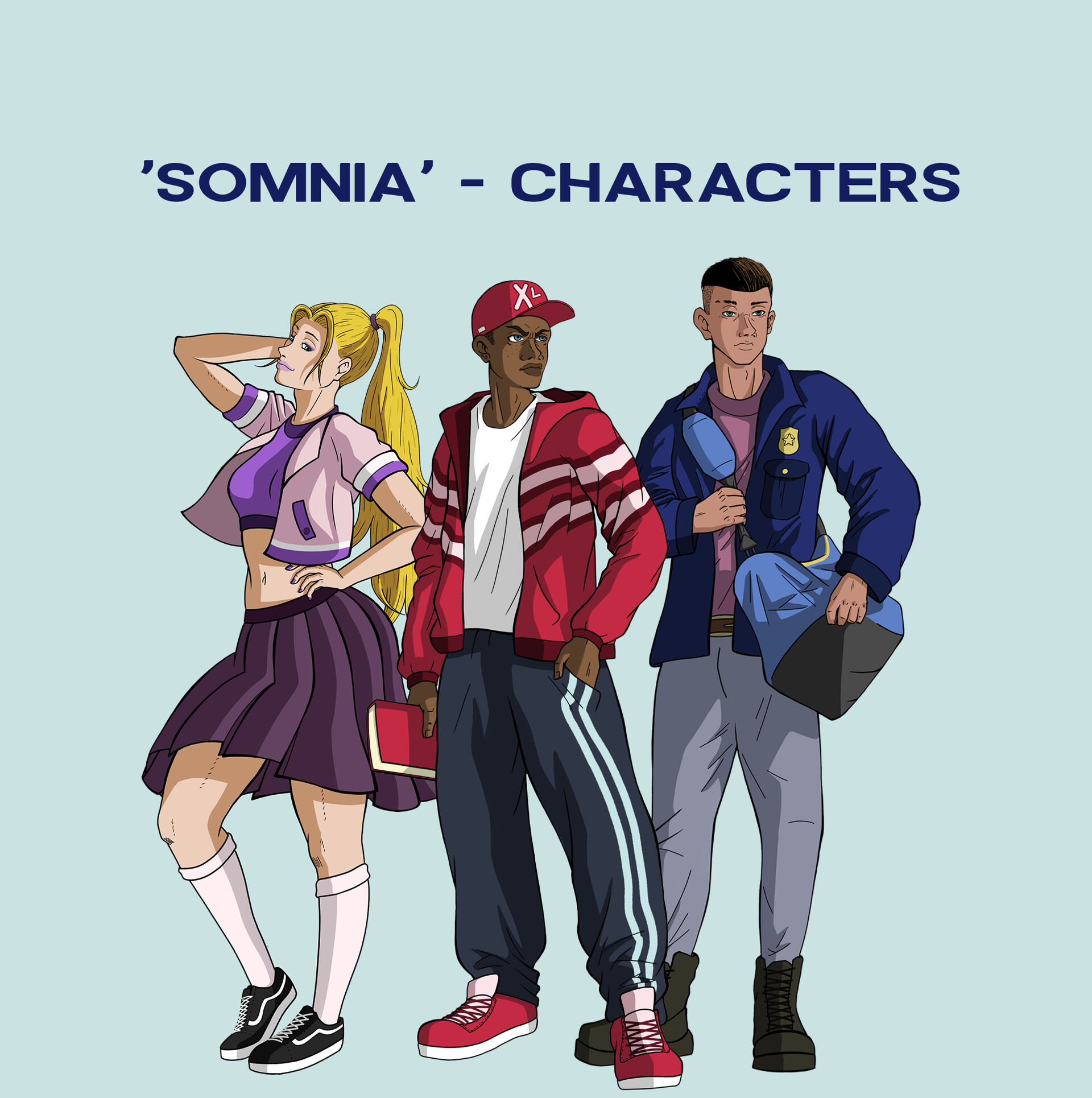 ArtStation - ' Somnia ' - Character Line-Up