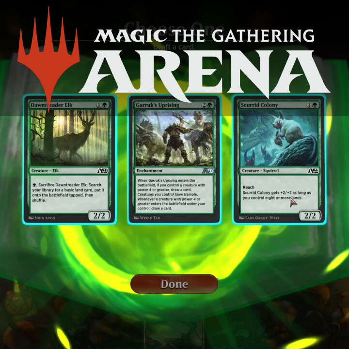 ArtStation - Magic: The Gathering Arena - [Cards] Draft VFX