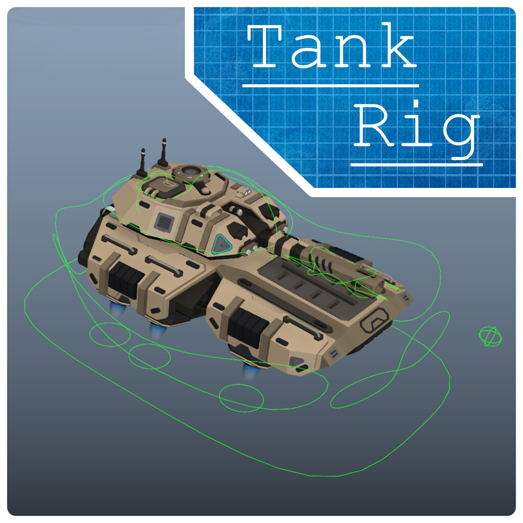 ArtStation - Tank Rig - Maya