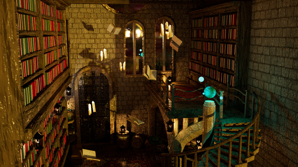 ArtStation - Wizard's Tower - Computer Modeling 1