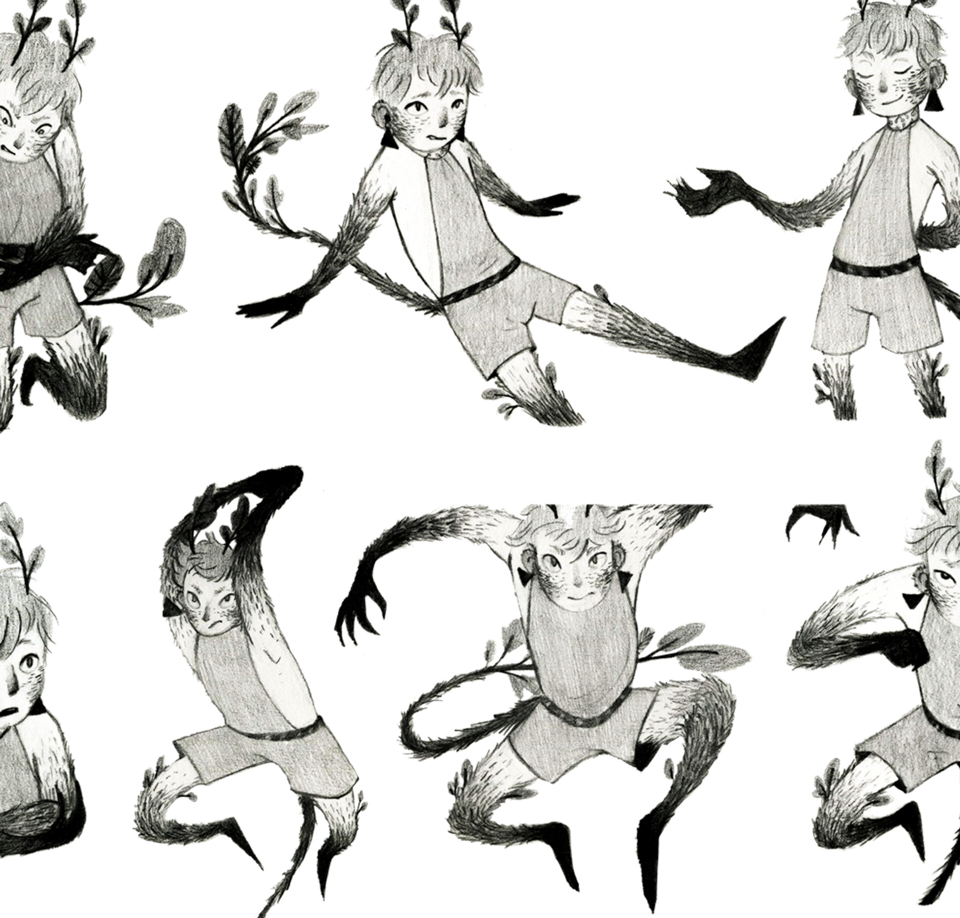 ArtStation - Stylised action pose studies