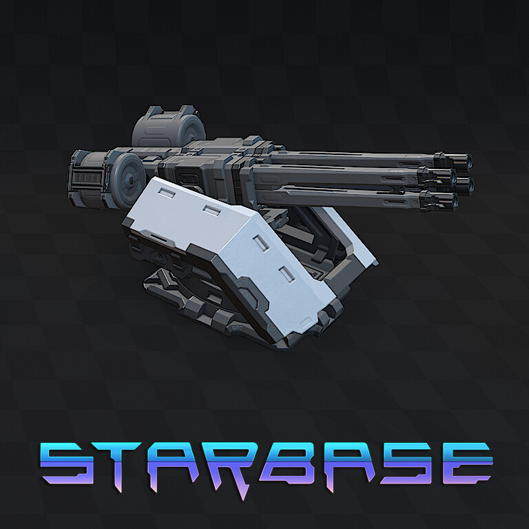 ArtStation - Starbase - Spaceship Mounted Weapons 1