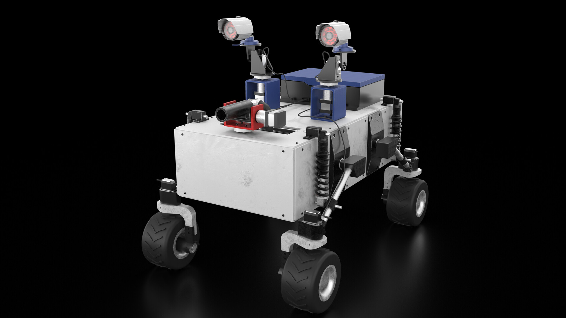 ArtStation - Autonomous Fire Extinguishing Robot