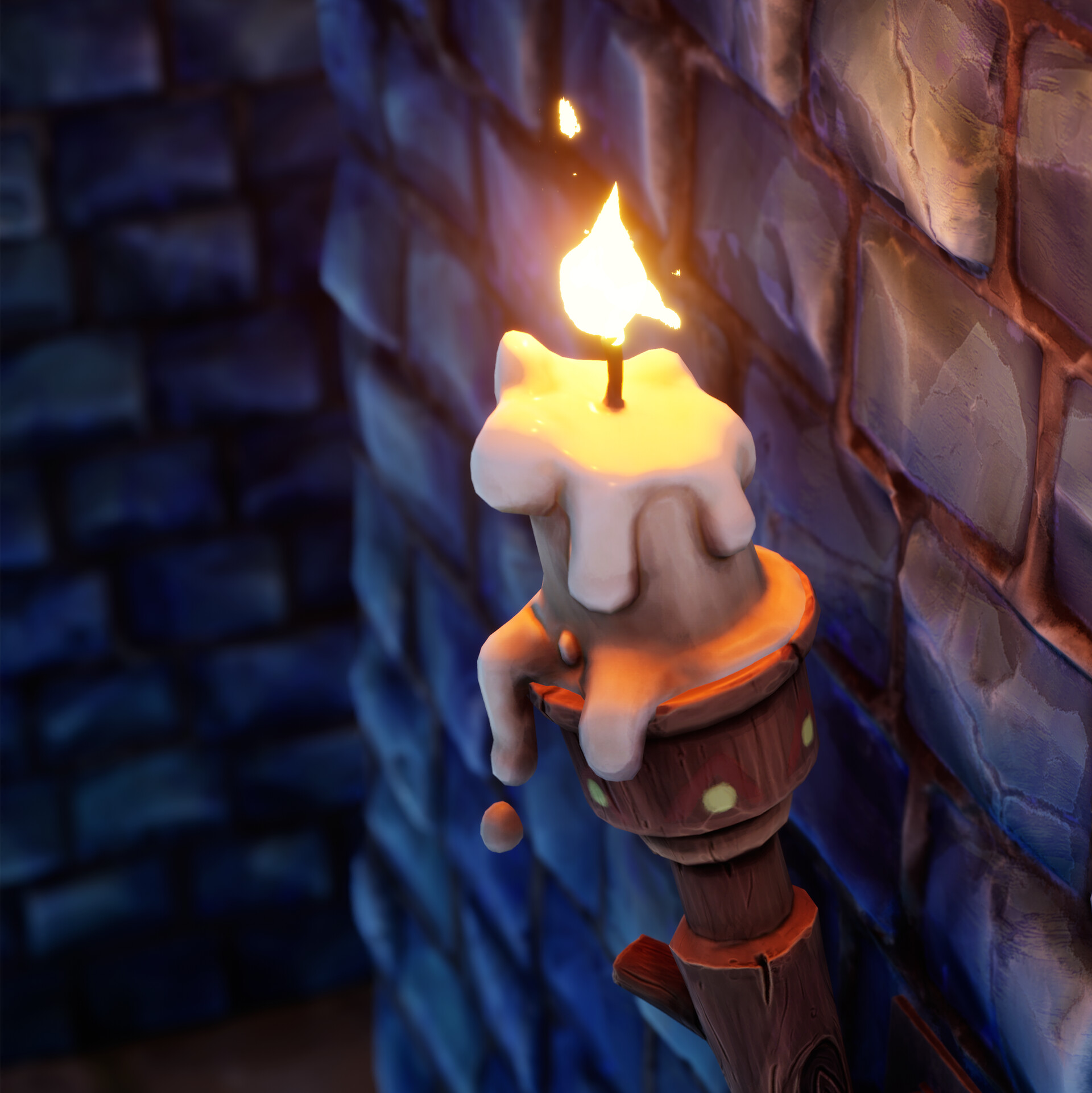 ArtStation - Stylized Torch