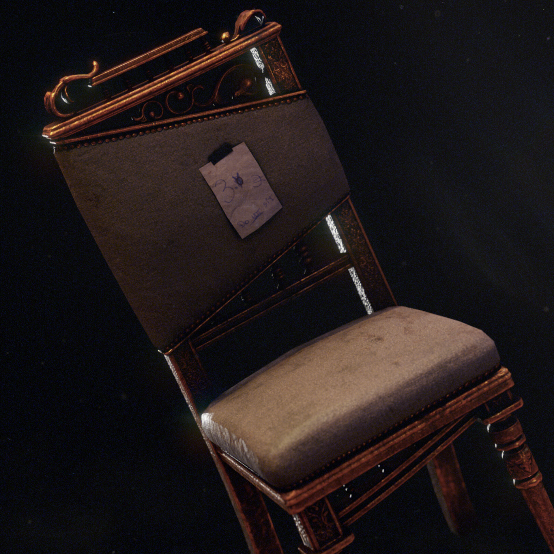 ArtStation - Fancy Old Chair