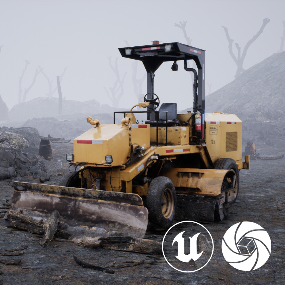 ArtStation - Yellow Grader Scan - Reality Capture