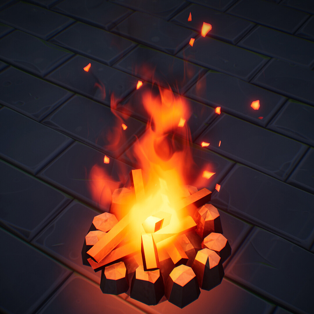 ArtStation - Fire Camp VFX