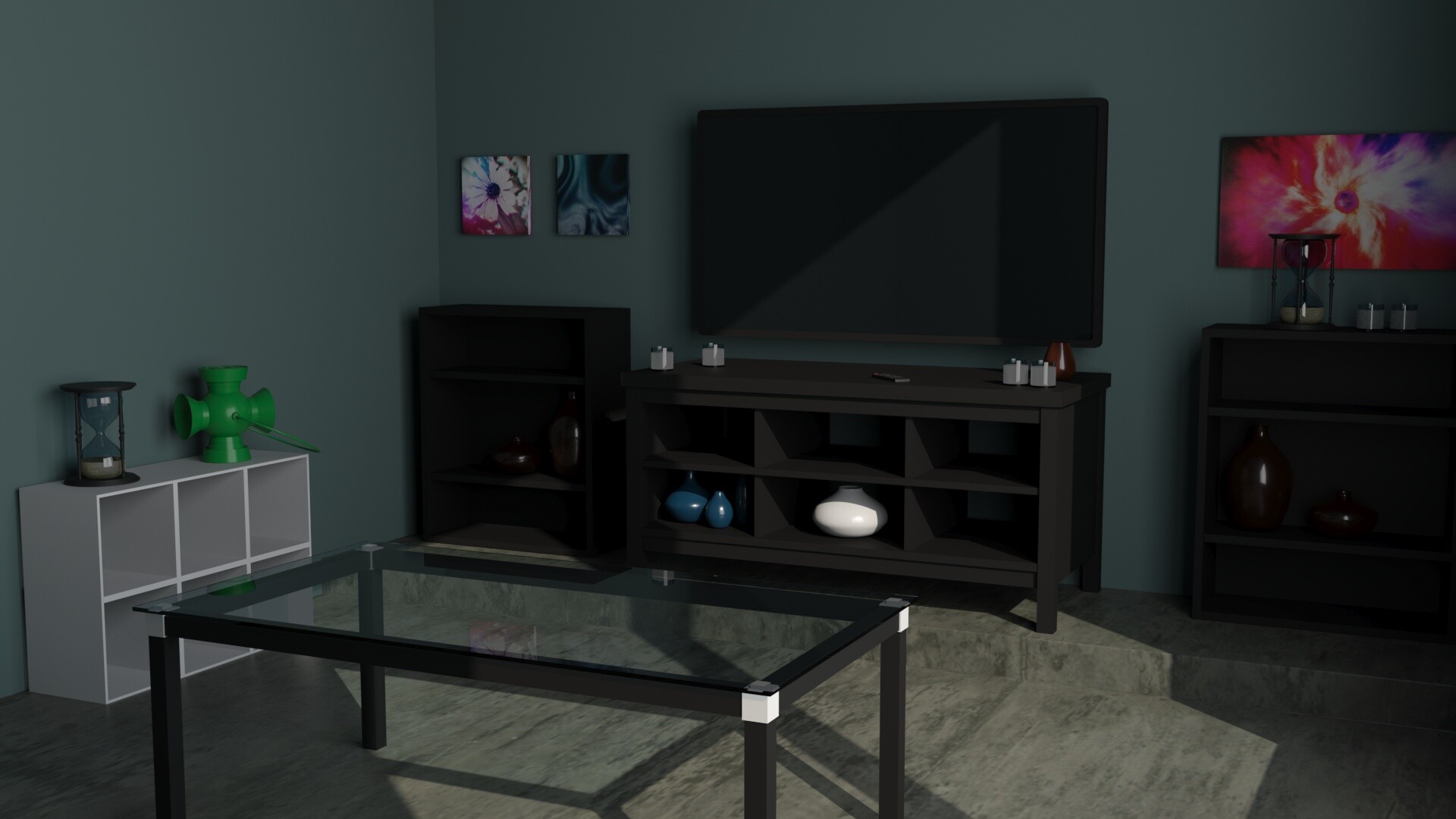 ArtStation - Living room Scene