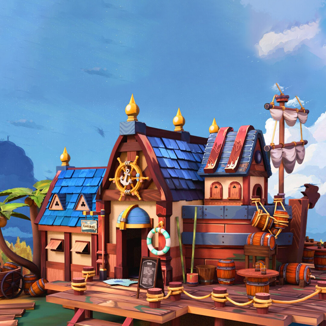 ArtStation - The Fisherman's Hut