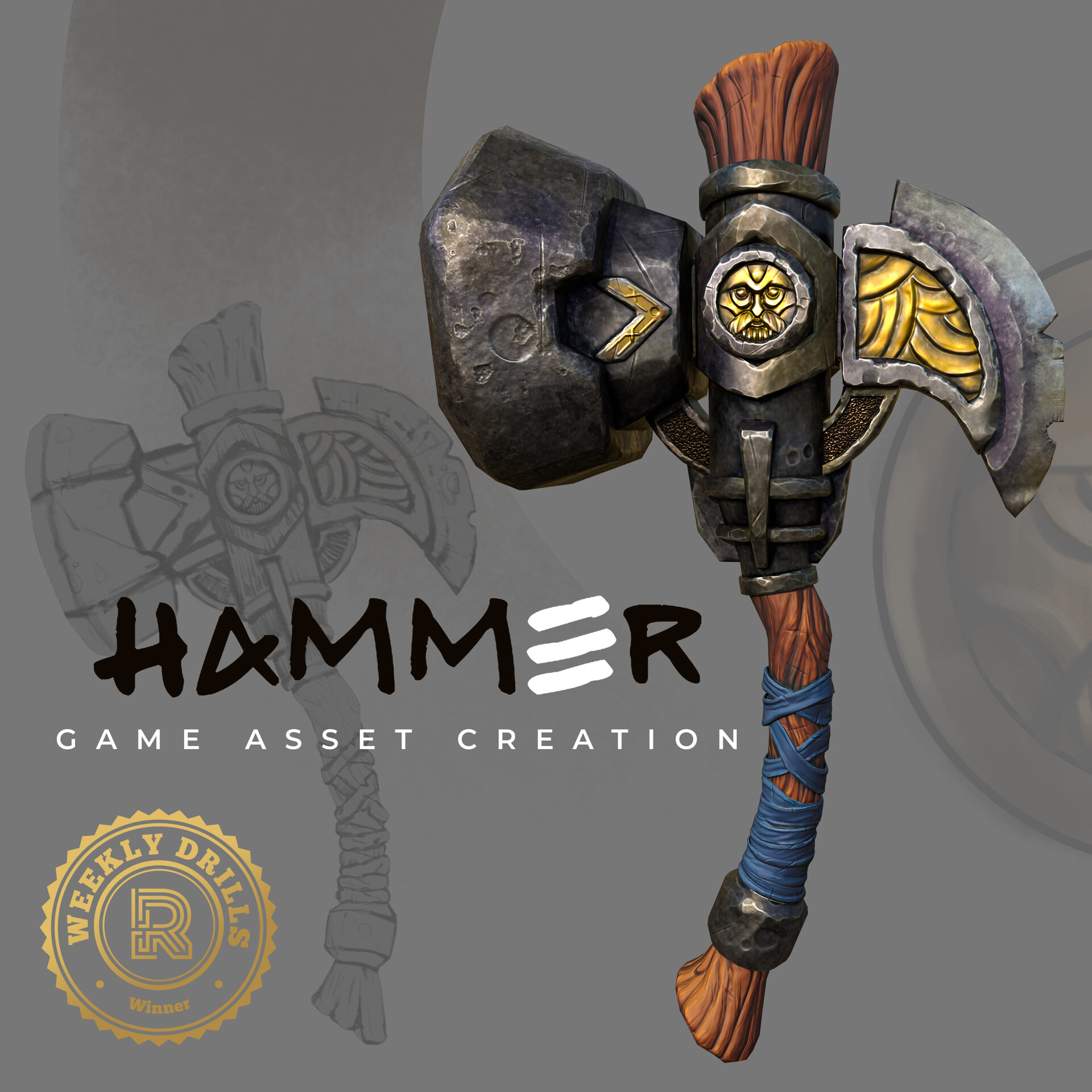 ArtStation - HAMMER : Game assset