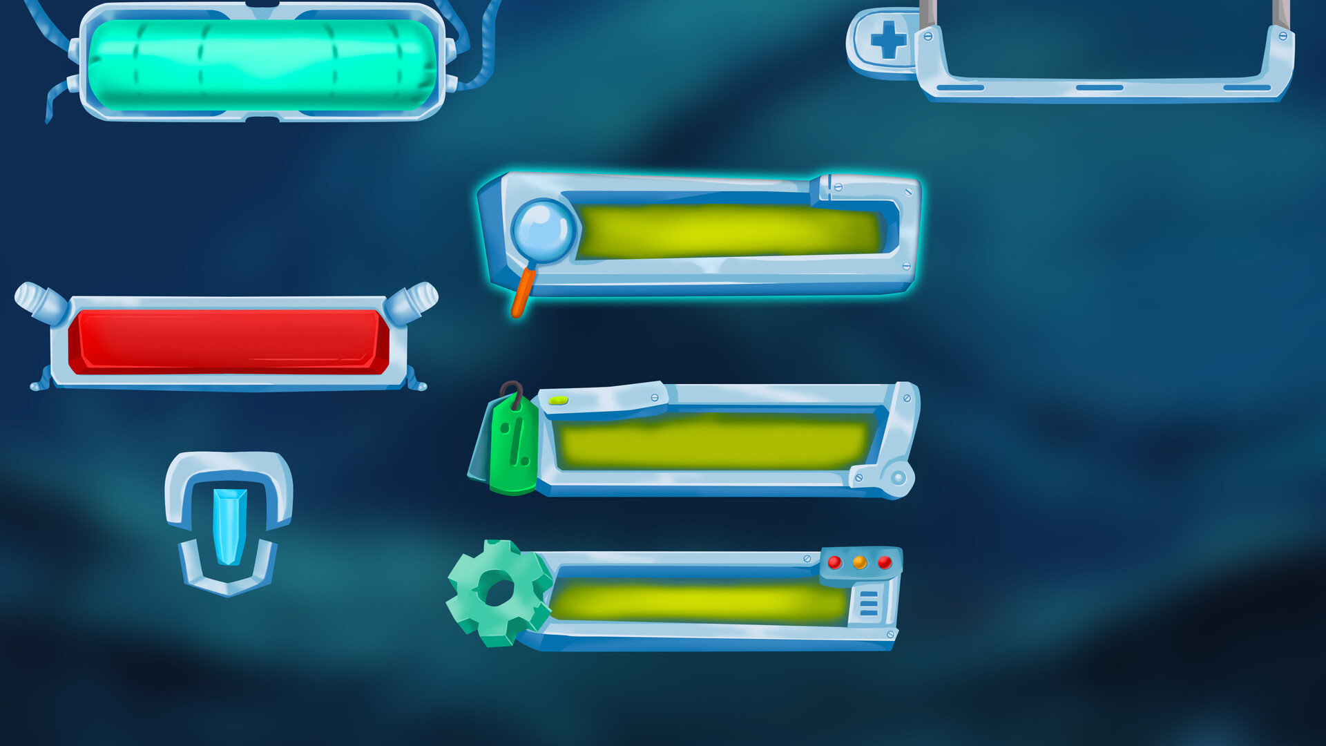 ArtStation - UI Underwater base