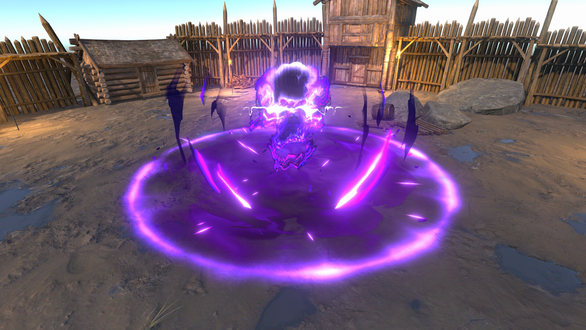 ArtStation - Demon slash explosion effect