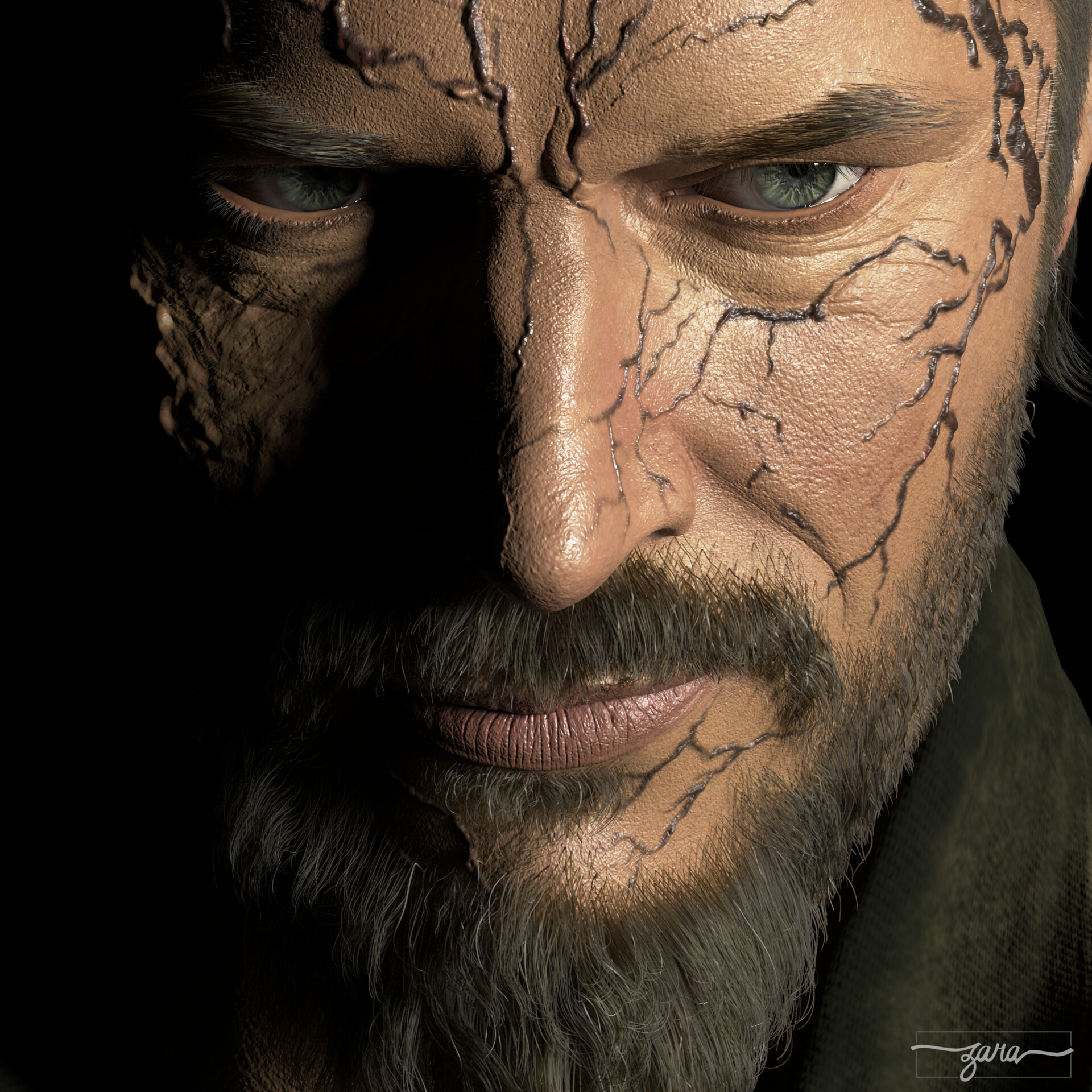 ArtStation - Marcus Drusus in Raised by Wolves ( Travis Fimmel )