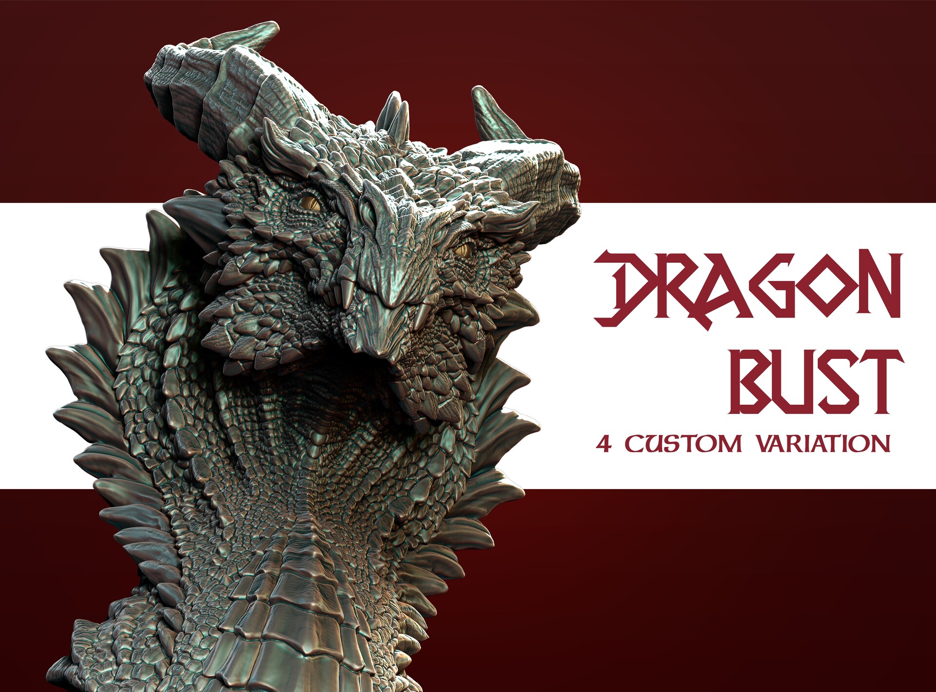 ArtStation - The Dragon Bust