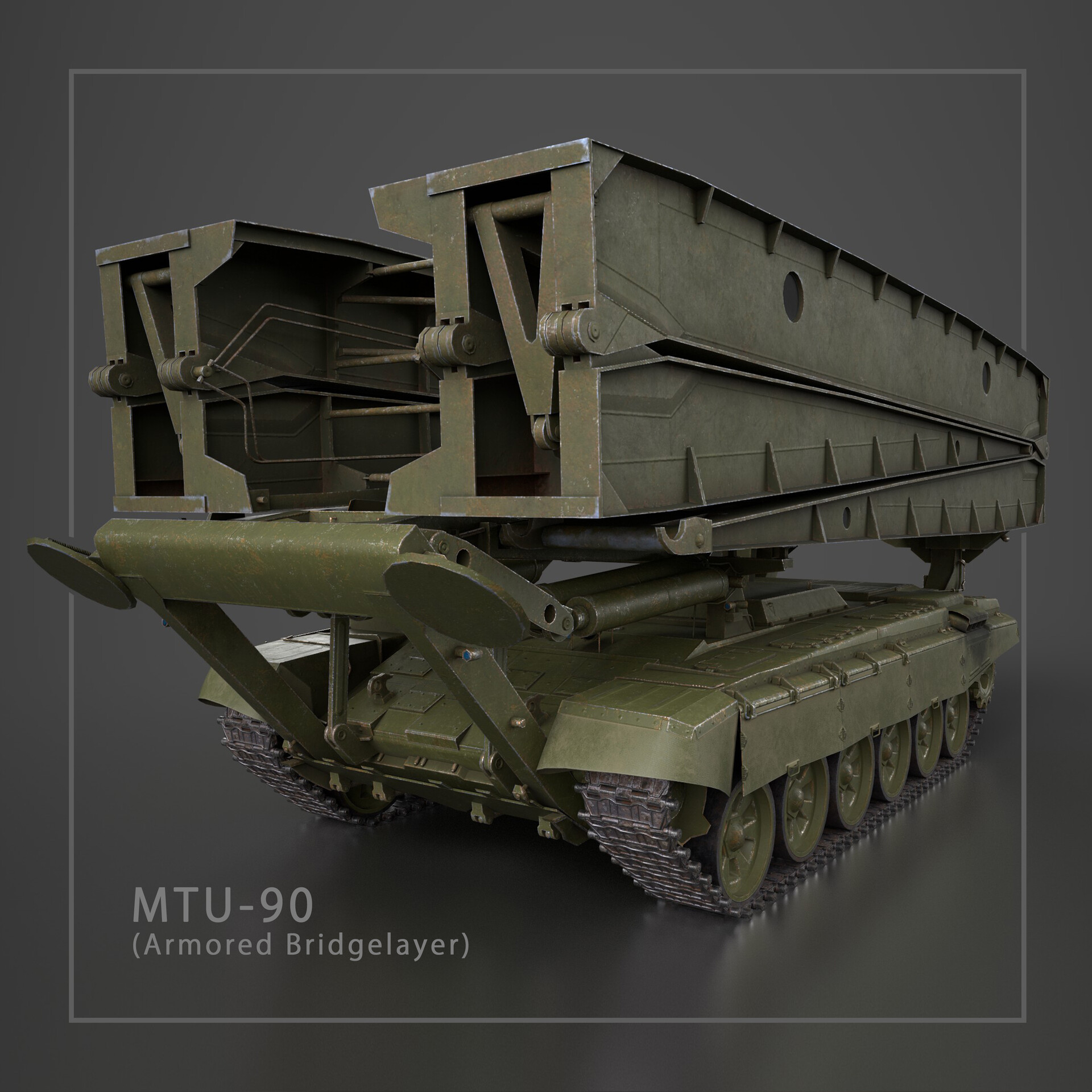 ArtStation - MTU-90 (Armored Bridgelayer)