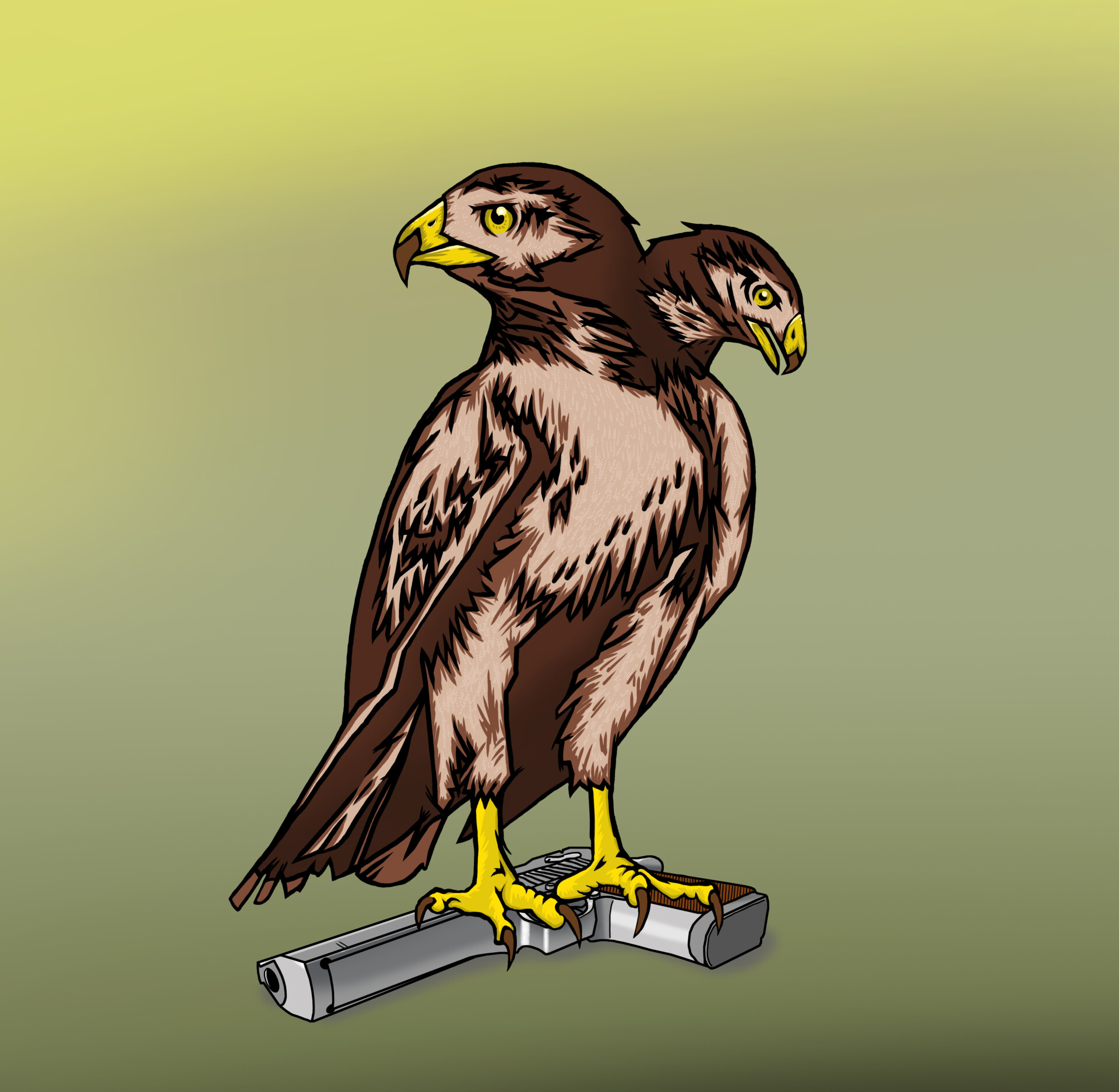 ArtStation - 'Bihawk' - Original Creature Concept Art