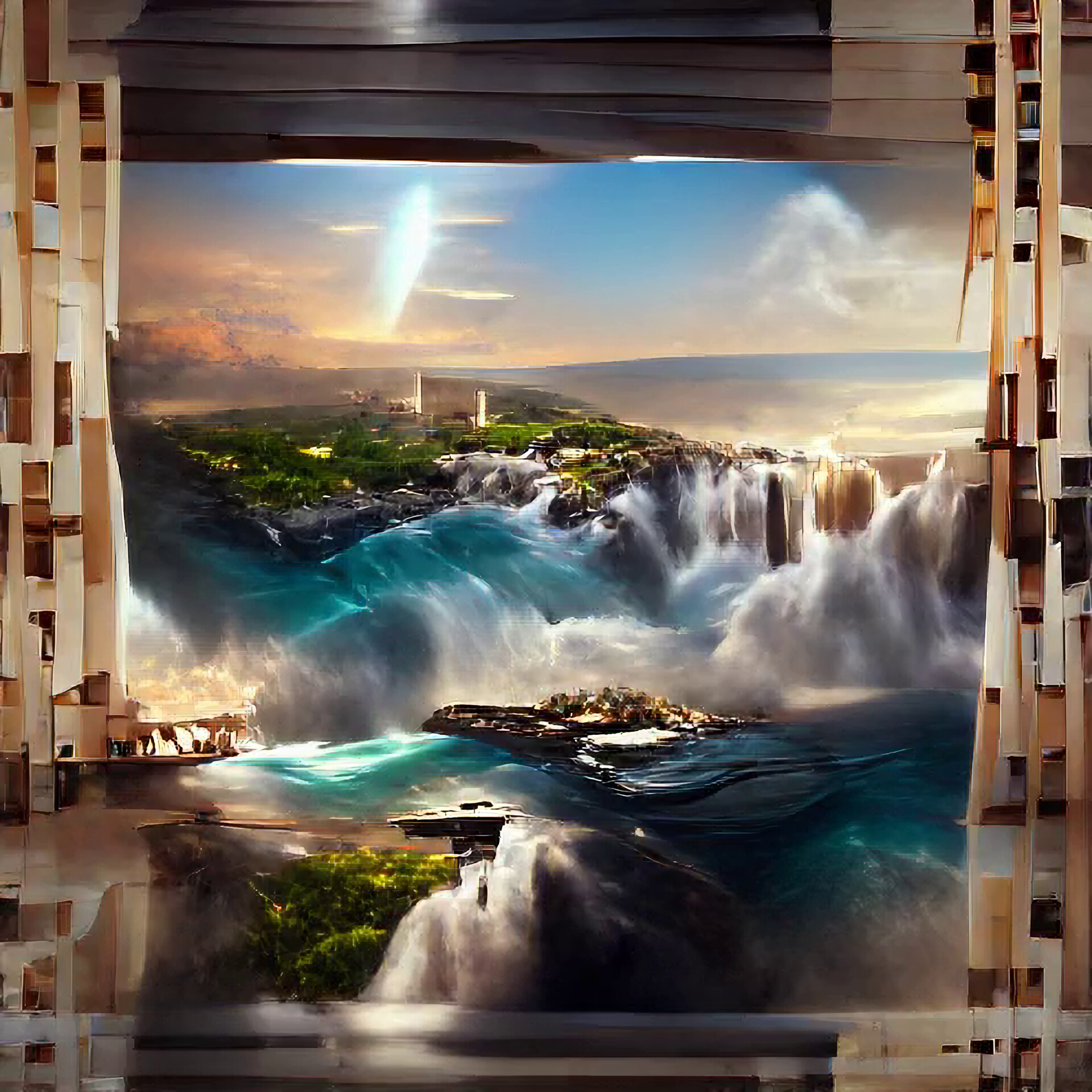 ArtStation - Heaven Waterfall