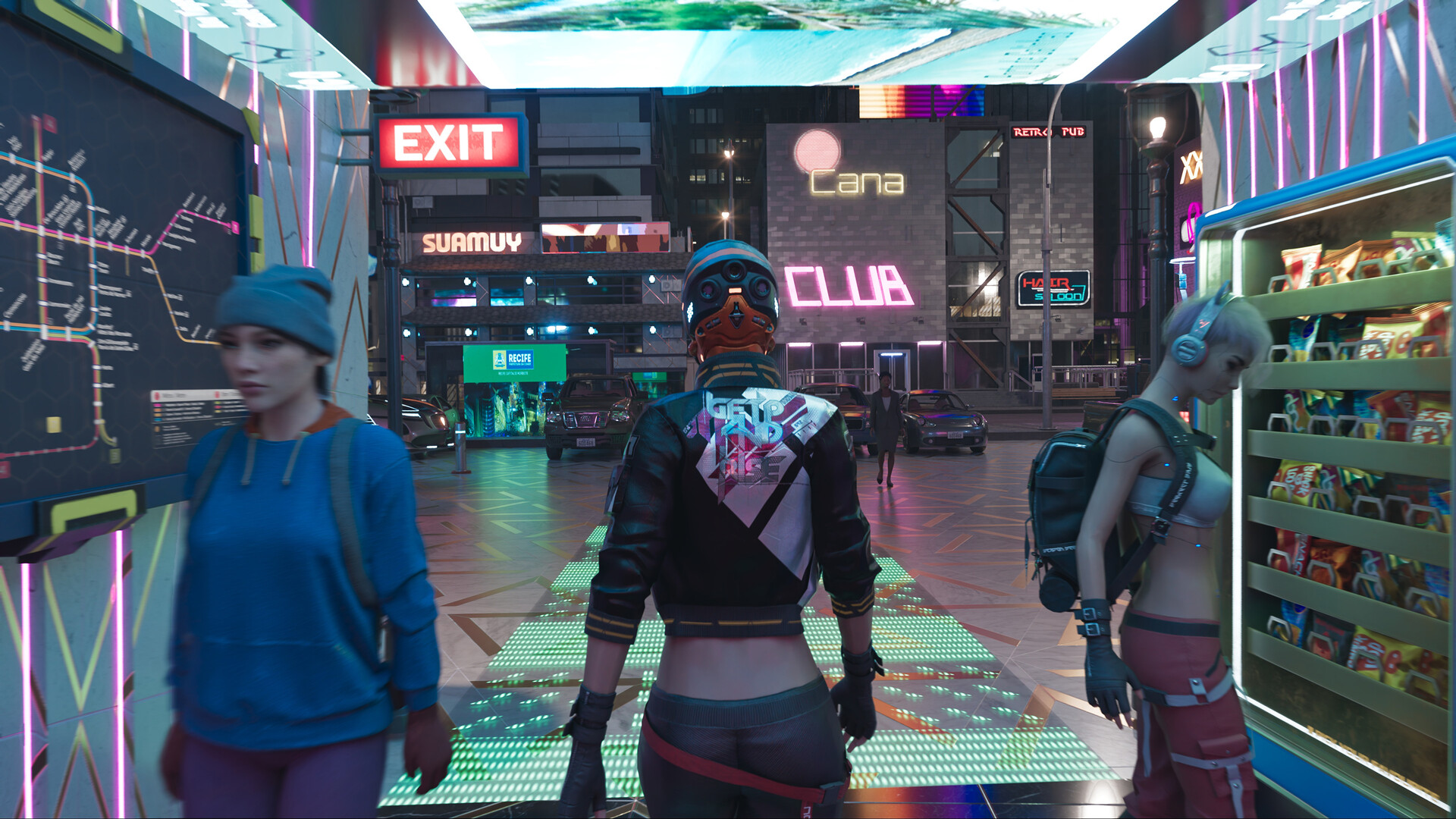 ArtStation - Walking around cyber street - UE5