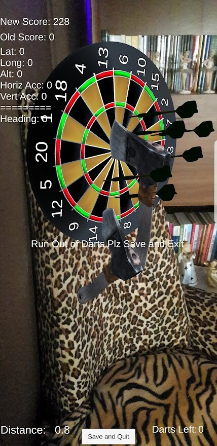 ArtStation - [Google Play] Augmented Reality "AR Darts and Axes"