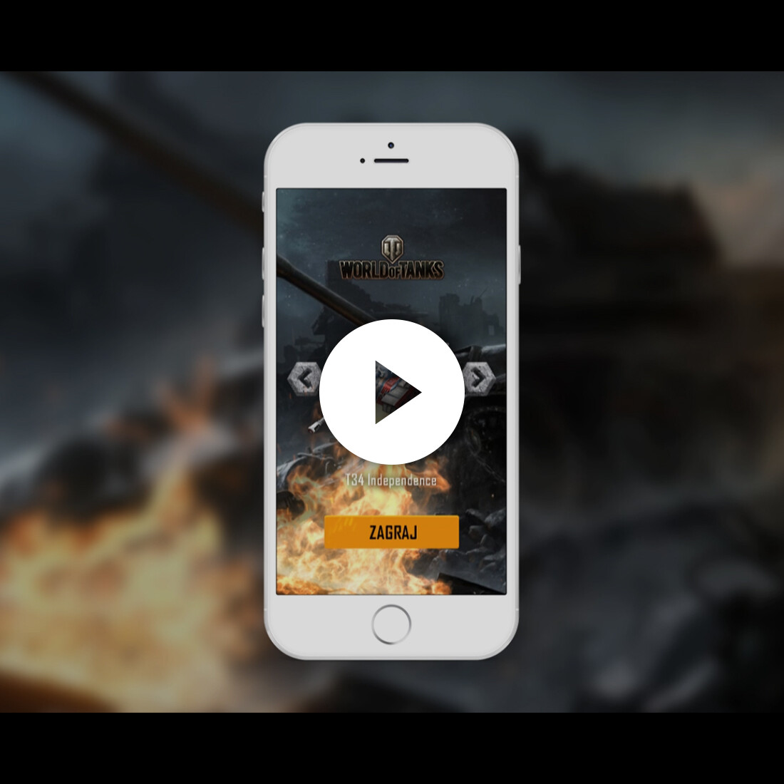 ArtStation - World of Tanks - mobile slider animation