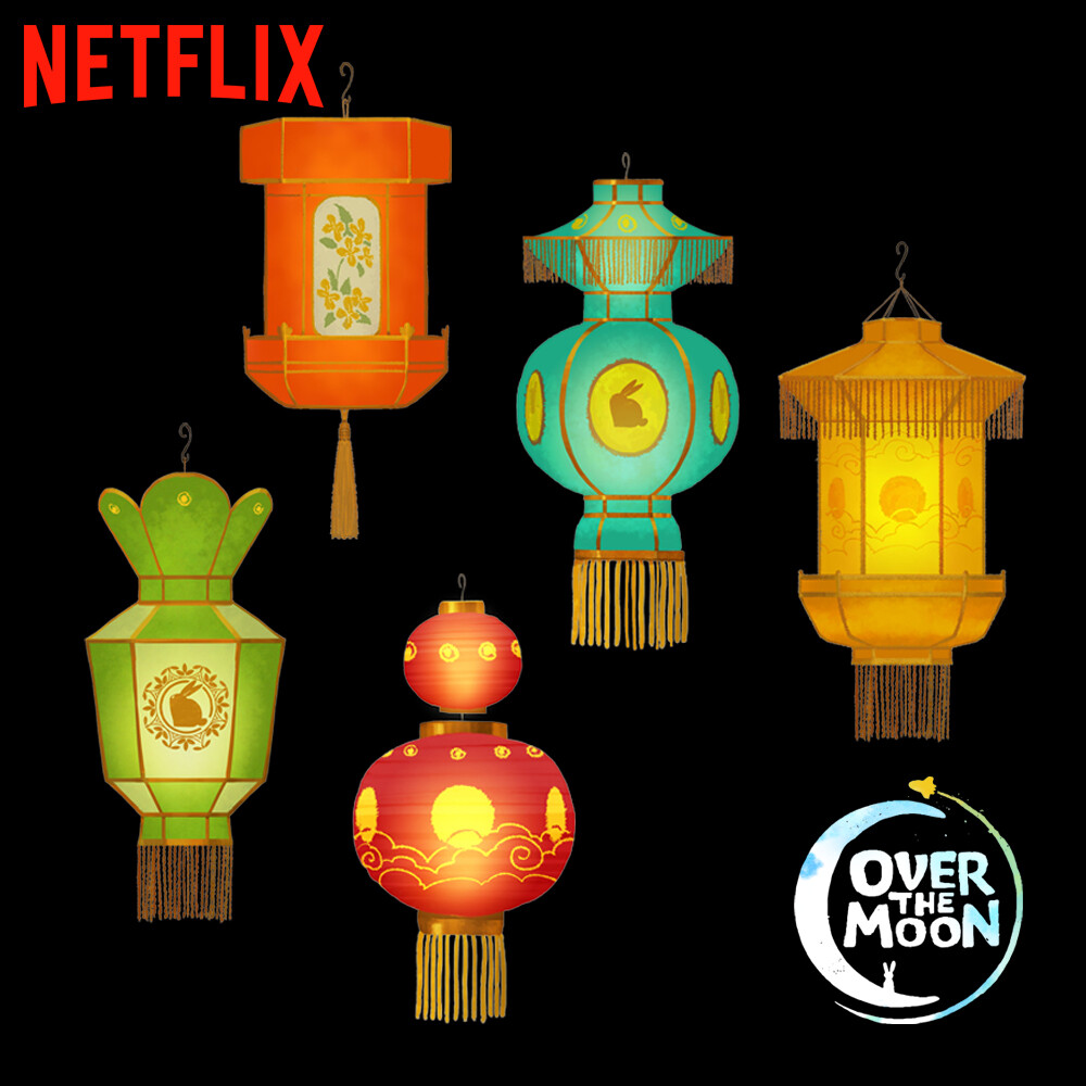 ArtStation - 【Over the moon】concept art