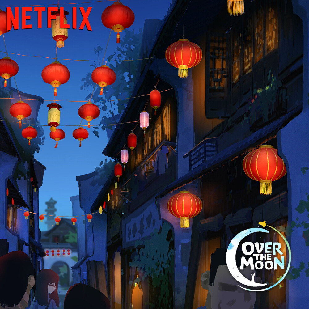 ArtStation - 【Over the moon】concept art