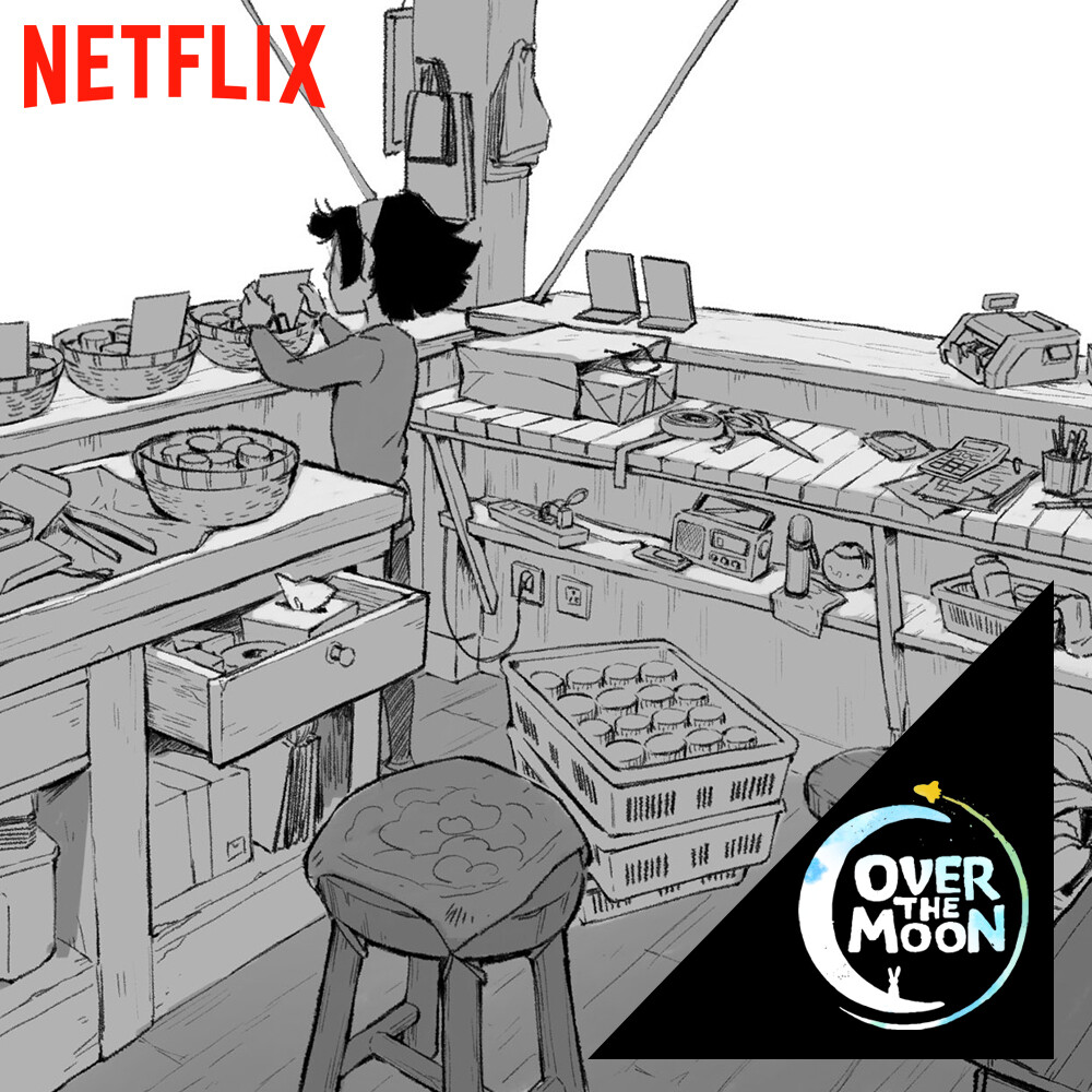 ArtStation - 【Over the moon】concept art