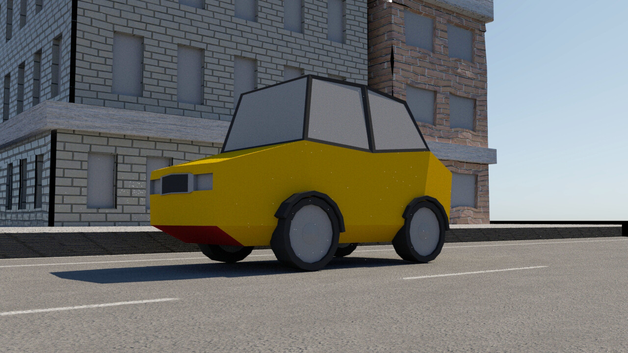 ArtStation - City Traffic Animation - 3D Modeling/Animation