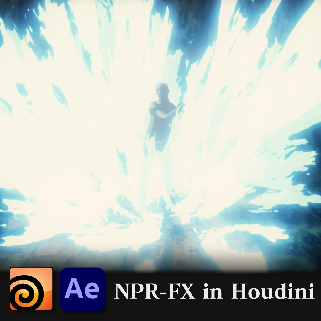 ArtStation - Anime Style NPR effects created in Houdini.