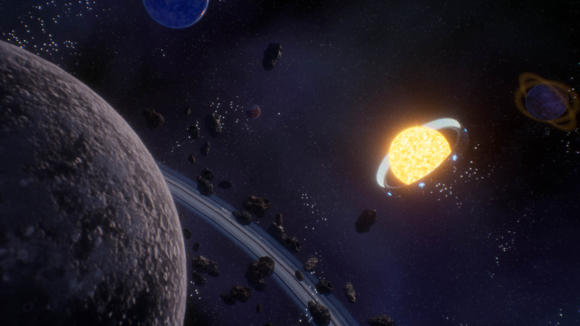 ArtStation - Celestial Body + Space HDRi Mini Asset Package