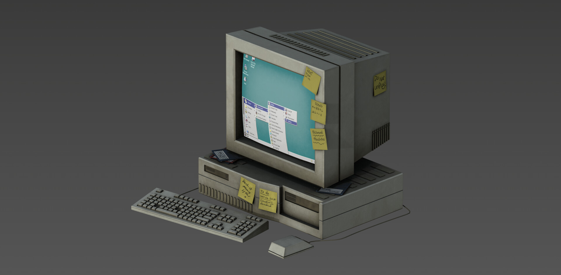 ArtStation - Old Computer