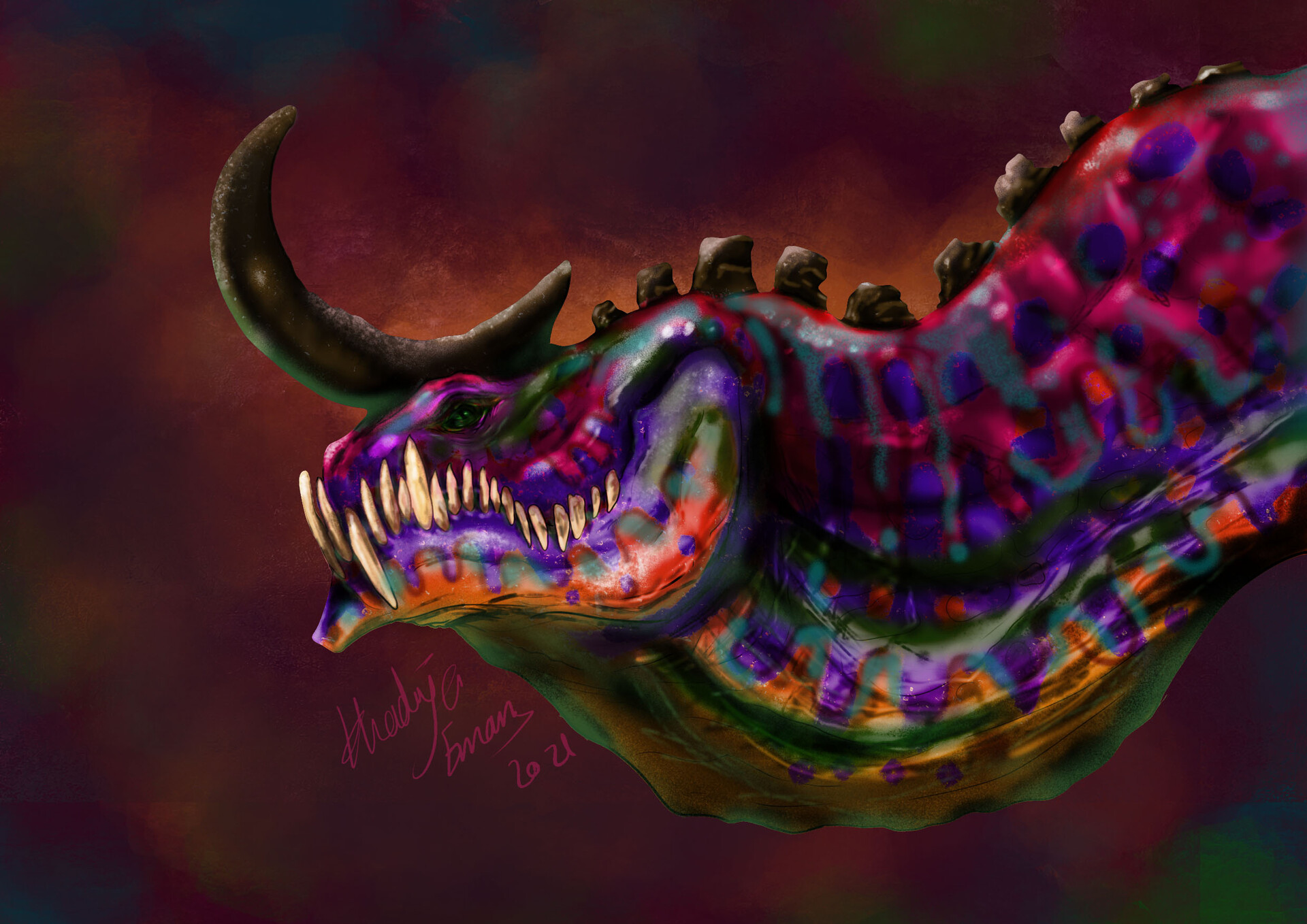 ArtStation - A Fantasy Dragon. inspired by Austen Batchelor.