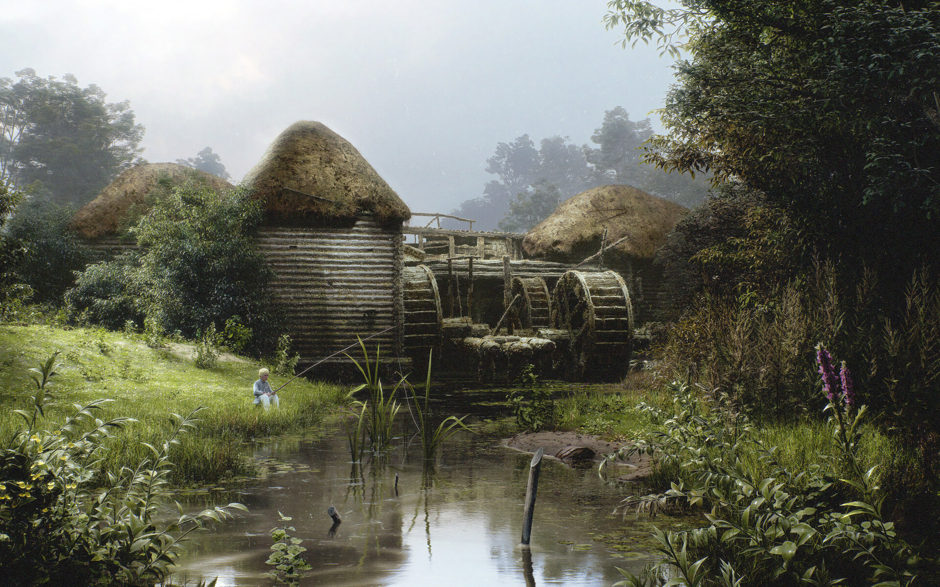 ArtStation - Old mill