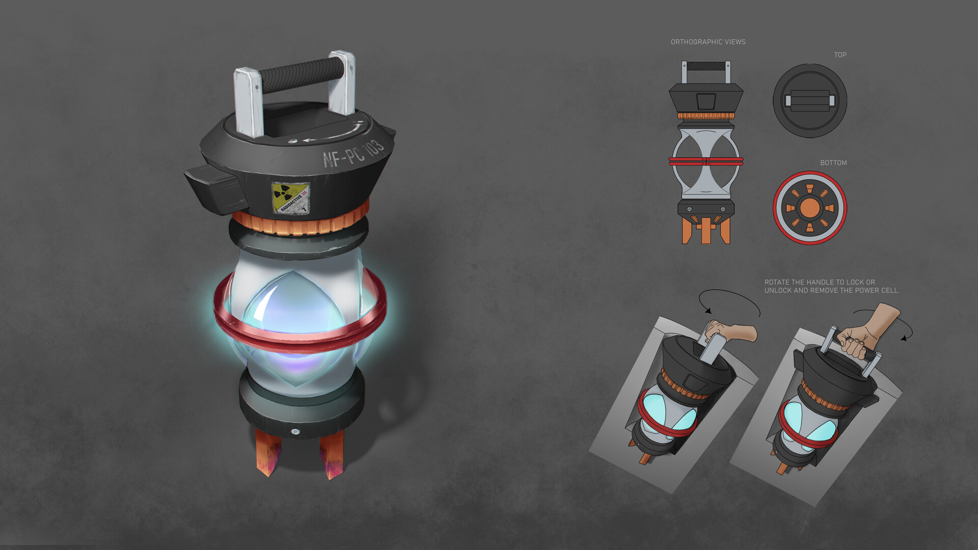ArtStation - Power Cell Asset Design
