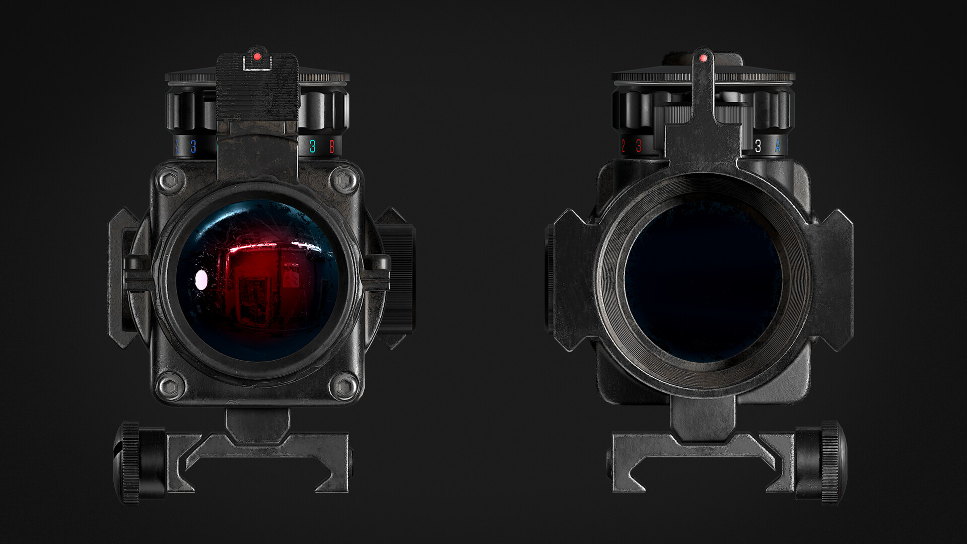 ArtStation - Advanced Combat Optical Gunsight (ACOG) 4x