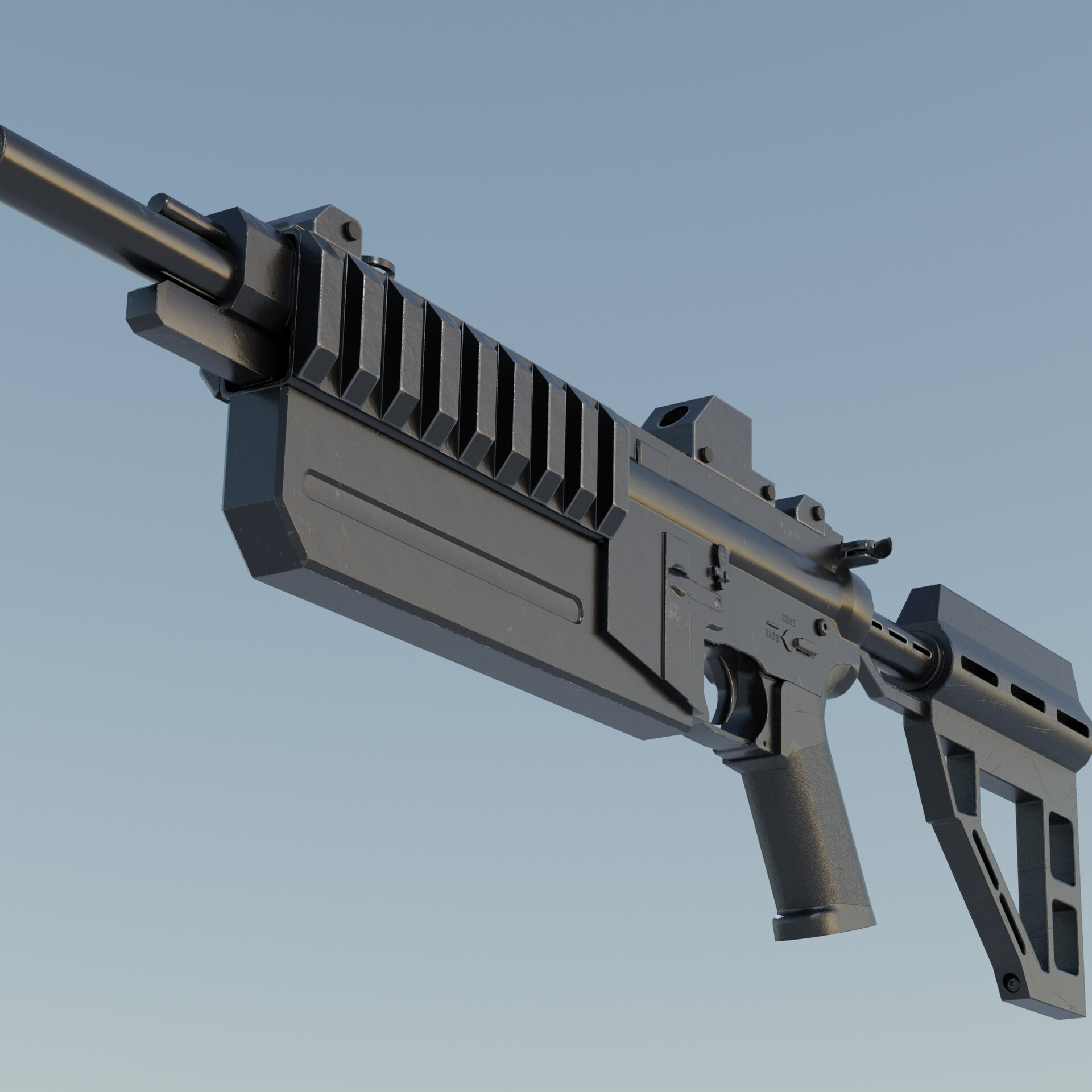 ArtStation - All you need is kill gun gameready model